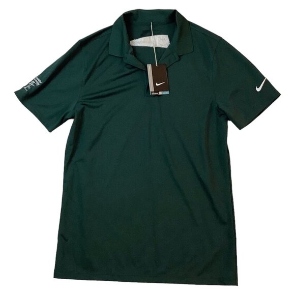 Nike Shirts Nike Golf Tour Performance Polo Shirt Brad Miller Golf Outing Small Dark Green
